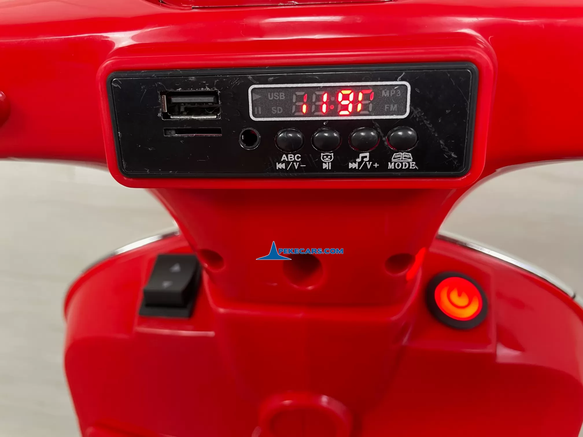 Moto Vespa GTS-S 12V Color Rojo